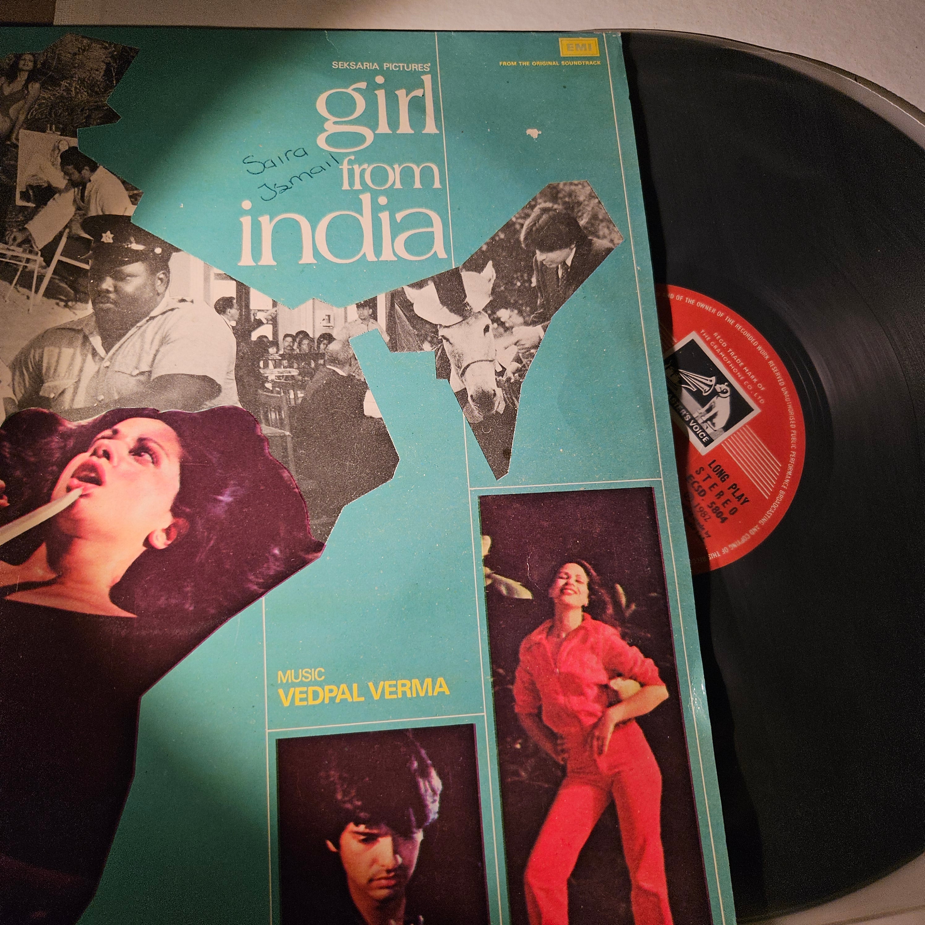 The Girl From India Music Vedpal Verma in emear mint – MusicAndMore