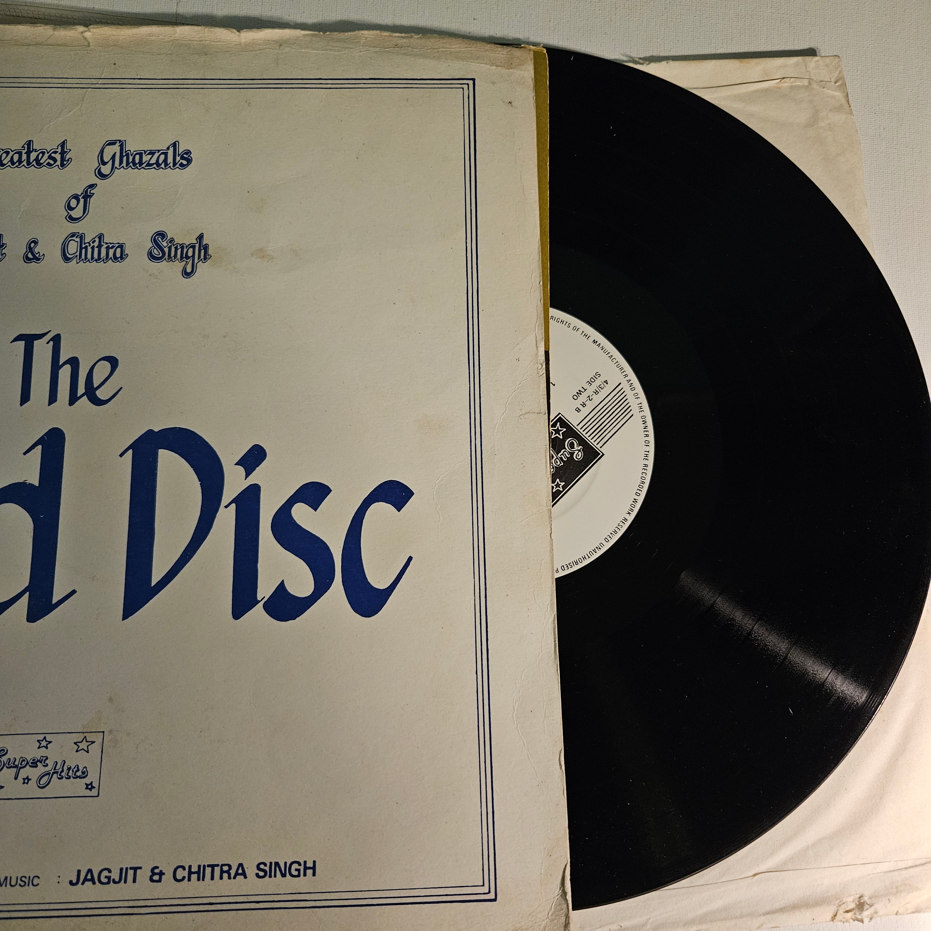 Ghazals - Jagjit Singh and Chitra Singh - The GOLD DISC : VG+ ...